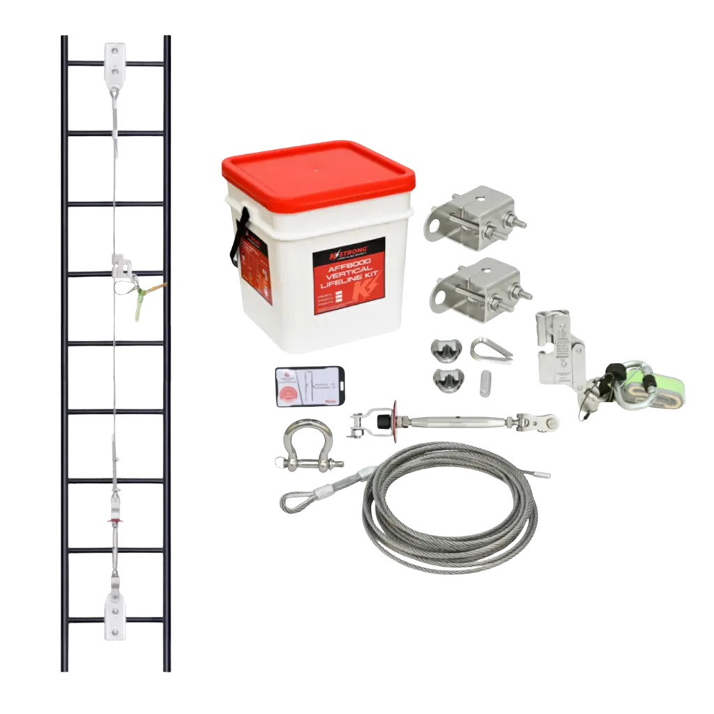 Vertical Ladder Lifeline Kit 10M | Petrofes Sdn Bhd